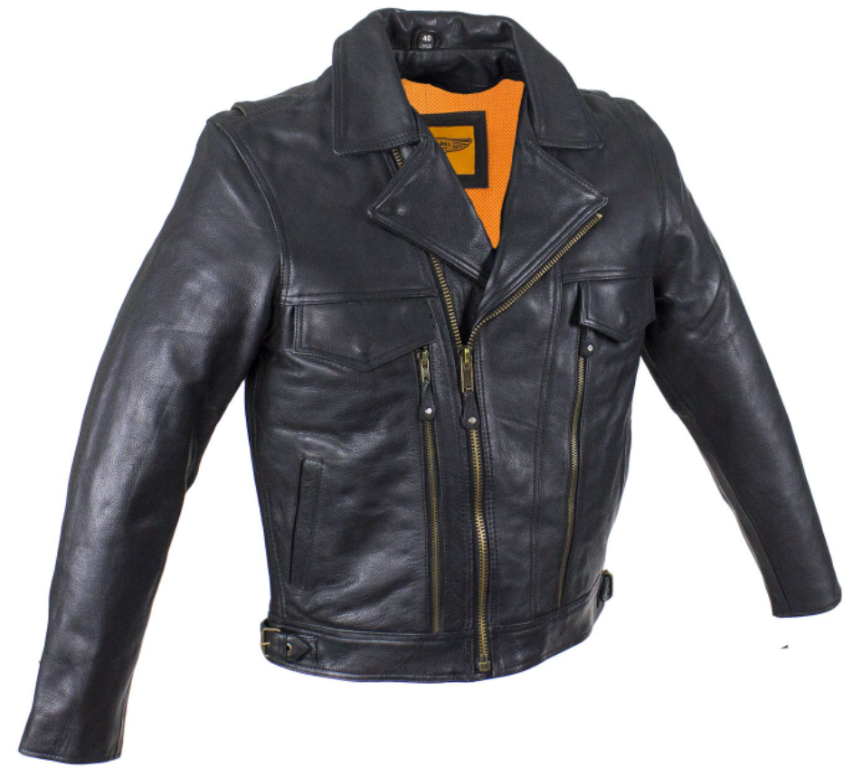 Premium Big & Tall Leather Motorcycle Jackets for Men - Expert ...