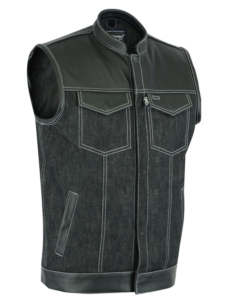 Big and Tall Leather Vests For Men - Motorcycle Vests - 12XL 11XL 10XL ...