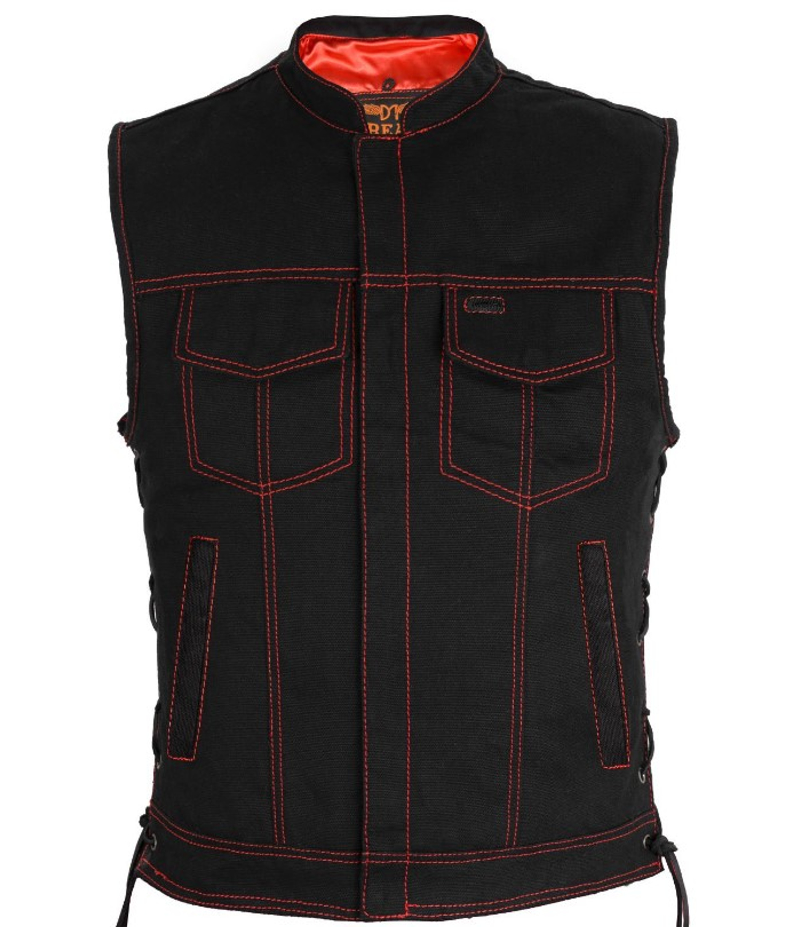 Motorcycle Denim Vests For Men Denim Riding Shirts