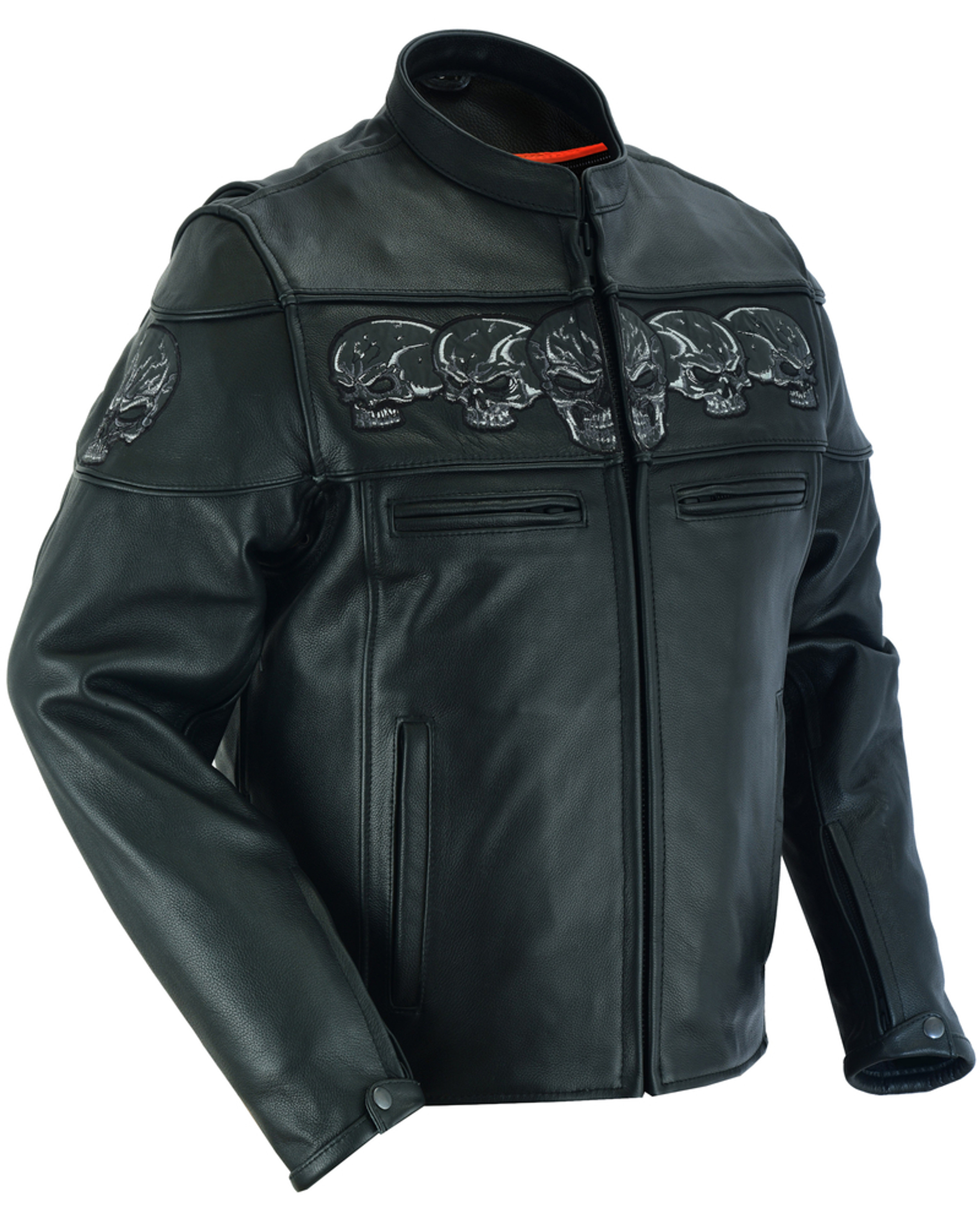 Big and Tall Leather Motorcycle Jackets For Men