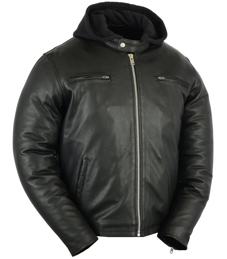 Big and Tall Leather Motorcycle Jackets For Men