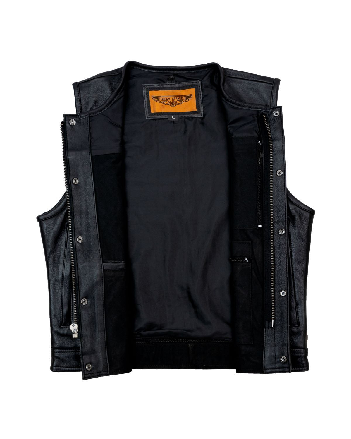 Big and Tall Leather Vests For Men - Motorcycle Vests - 12XL 11XL 10XL ...