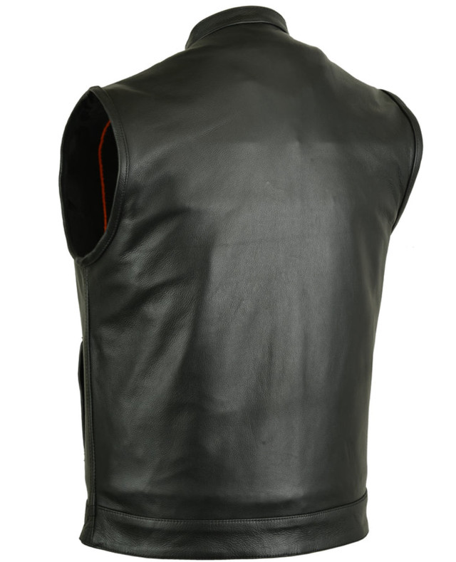 Big and Tall Leather Vests For Men - Motorcycle Vests - 12XL 11XL 10XL ...