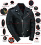 Big and Tall Leather Motorcycle Jackets For Men