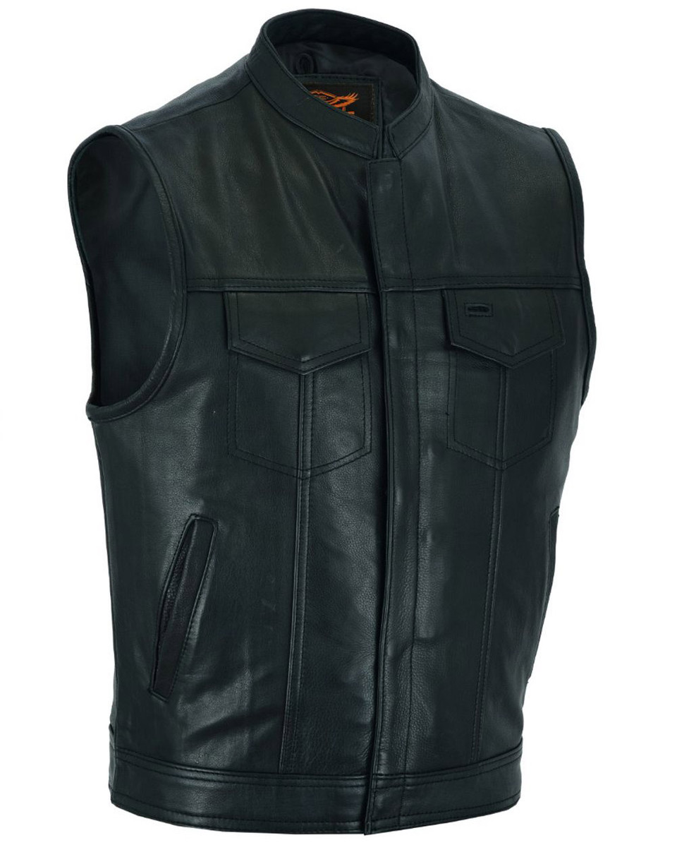 The Best Leather Motorcycle Vests For Men Are Available Here