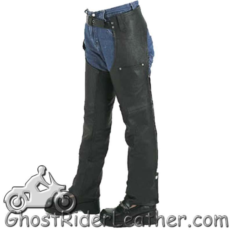 Kids Leather Chaps With Pocket / SKU GRL-KD360-DL - Ghost Rider Leather