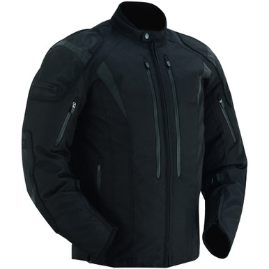 Mesh Motorcycle Waterproof Jacket - Men's - Black - Up To 5XL - DS4630-DS