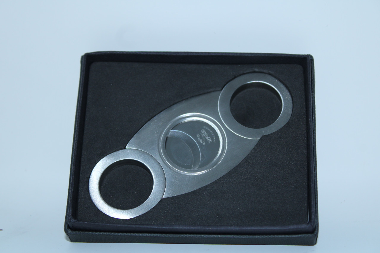 CUBAN CRAFTERS 24 PERFECTO STAINLESS STEEL CIGAR CUTTER FOR ALL RING ...