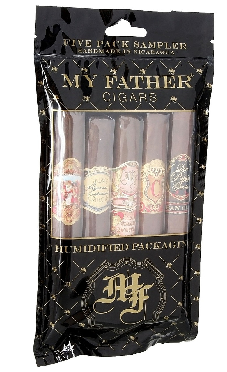 MY FATHER CIGARS 5 PACK SAMPLER IN HUMIDIFIED PACKAGING - Cuban ...