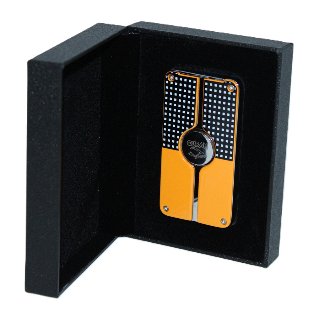CUBAN CRAFTERS TRIPLE FLAME TORCH LIGHTER YELLOW - Cuban Crafters Cigars