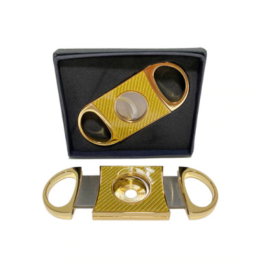 CUBAN CRAFTERS 29 PERFECT YELLOW CARBON FIBER & GOLD PERFECT CUTTER ...