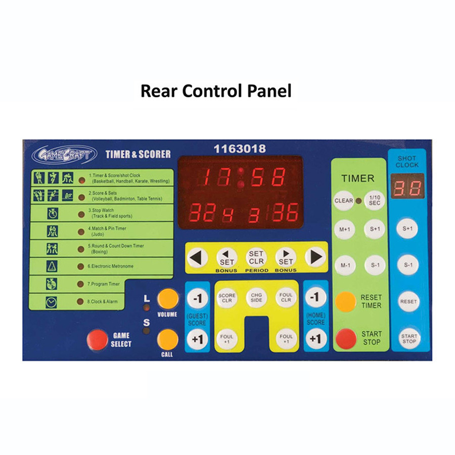 MacGregor Portable Multi-Sport Scoreboard with Remote Control