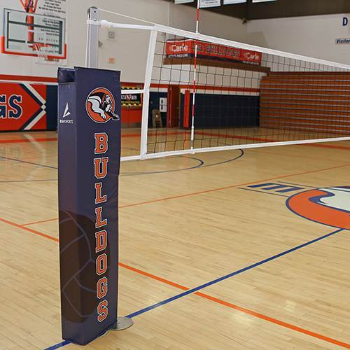 Titan Aluminum Volleyball System with Judges Stand