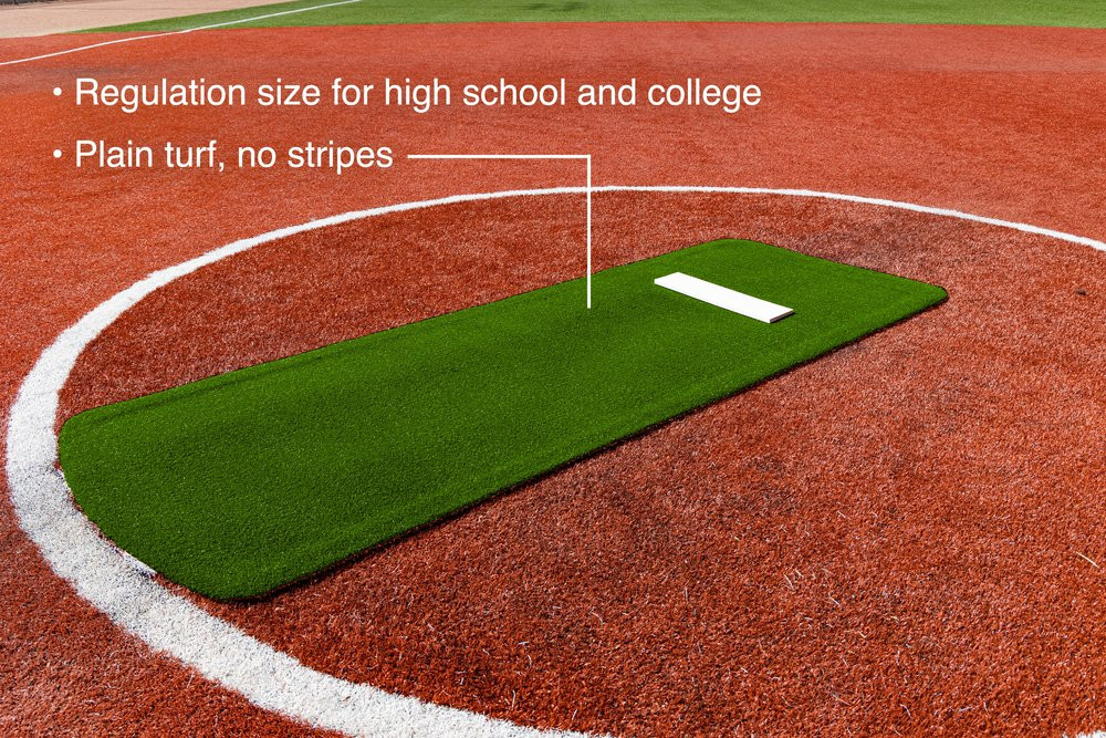 Portolite Long Spiked Softball Pitching Game Mat - Athletic Stuff