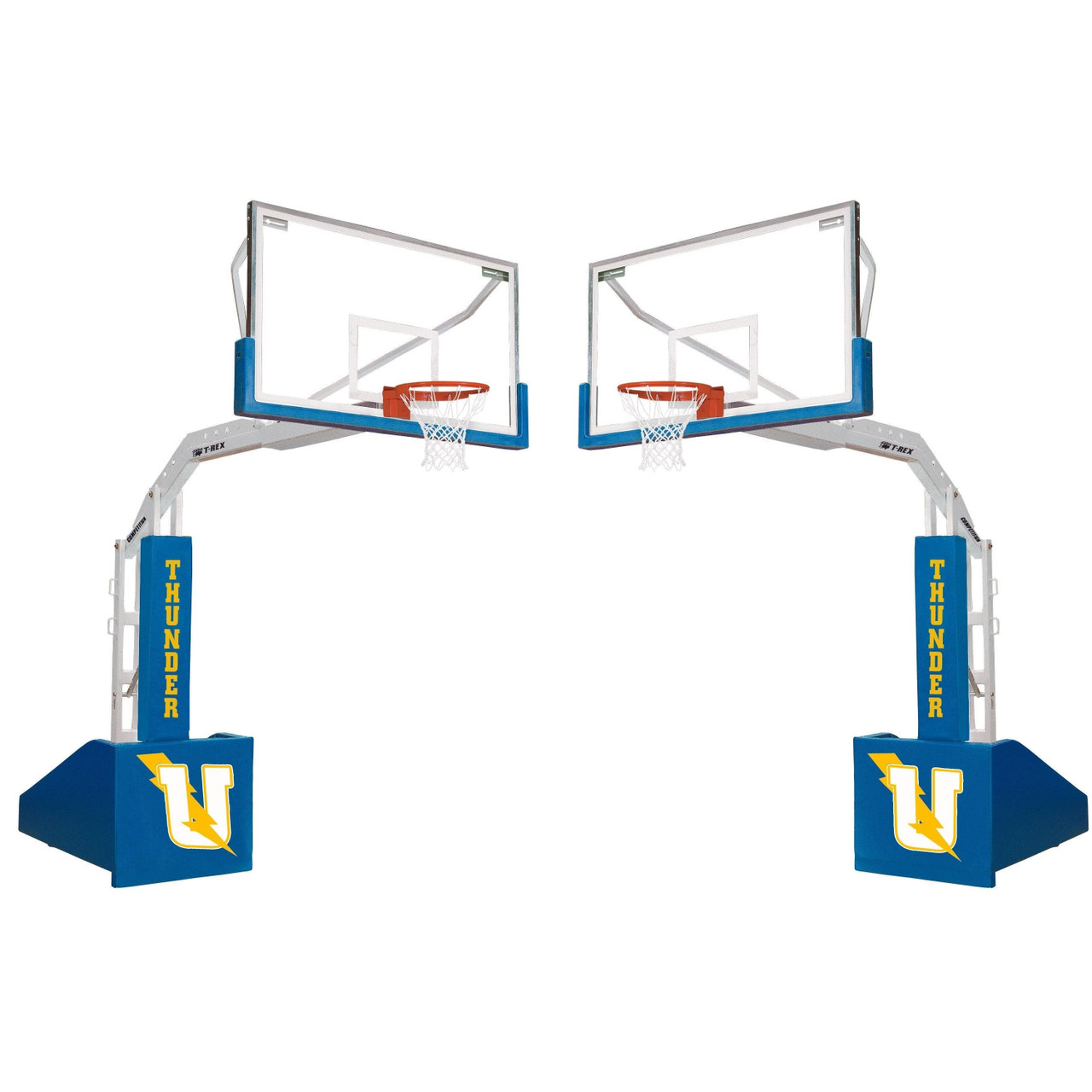 Bison T-REX® Competition Portable Basketball Systems Set of Two ...