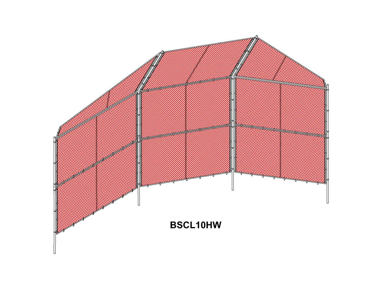 Chain Link Baseball Backstops