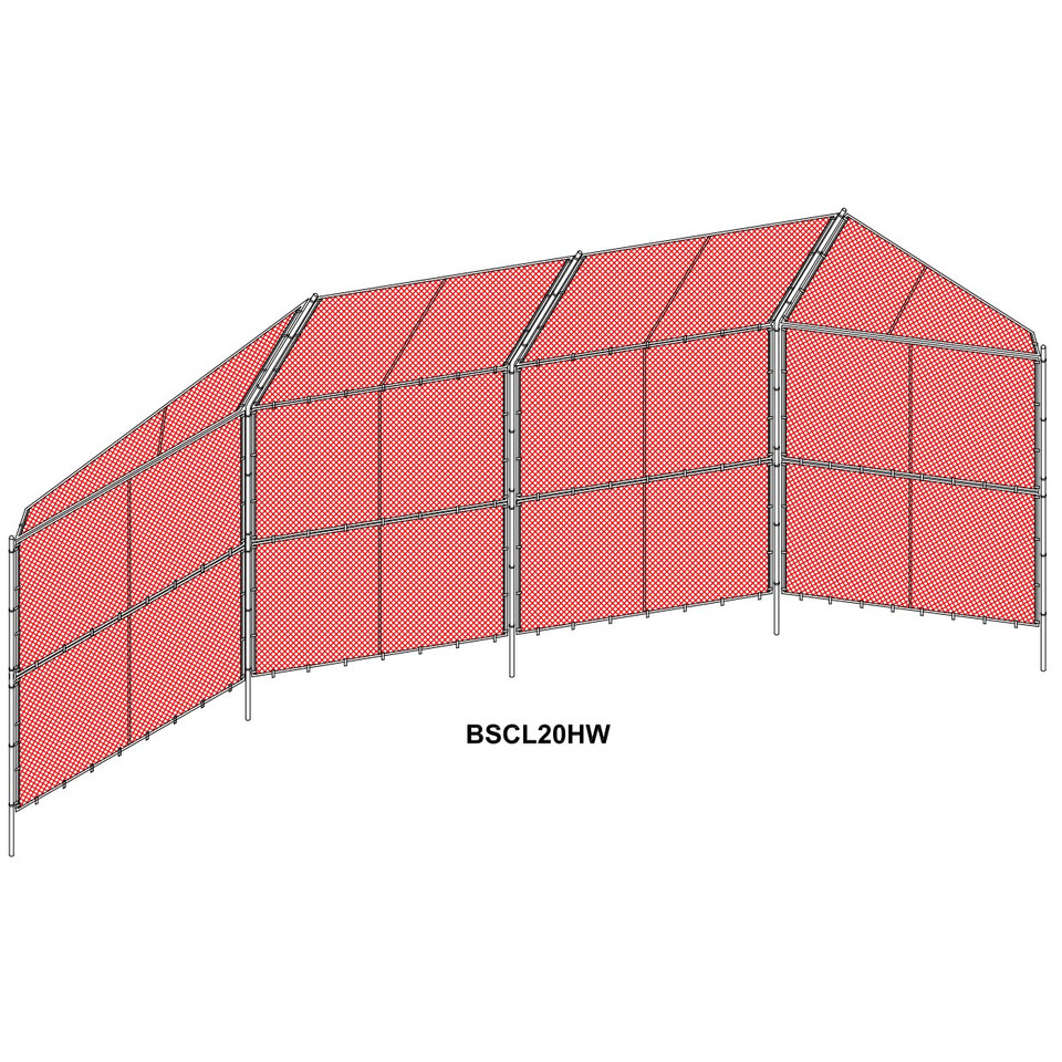 Chain Link Baseball Backstops