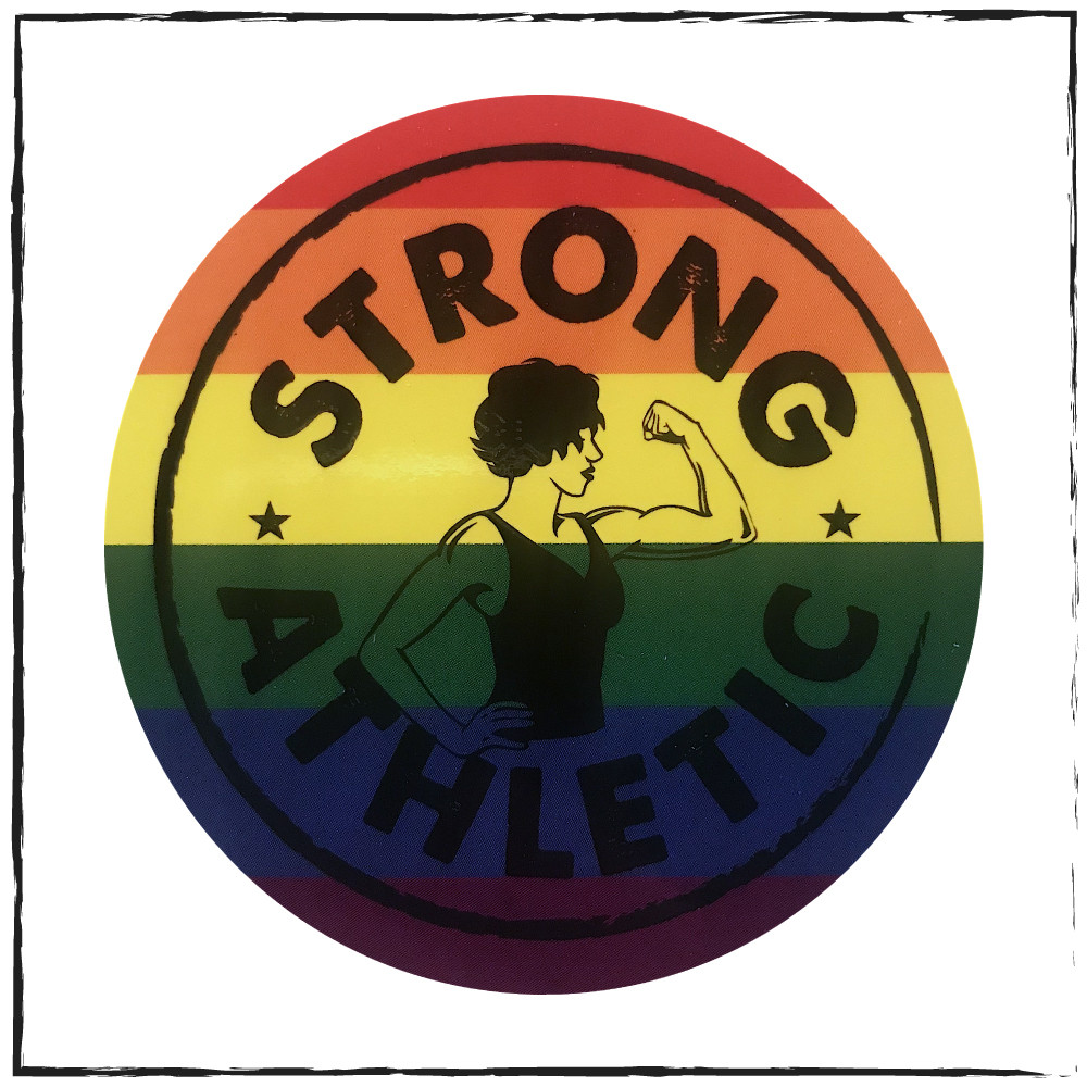 Strong Athletic LGBTQIA2S+ Sticker 4-Pack with our Queer, Rainbow ...
