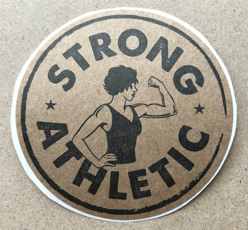 Strong Athletic "We Believe" Sticker, Kraft Logo Sticker and Combo Pack