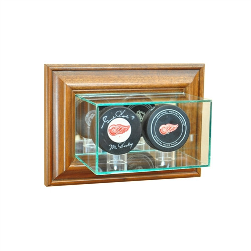 Wall Mounted Double Puck Display Case | Perfect Cases, Inc.