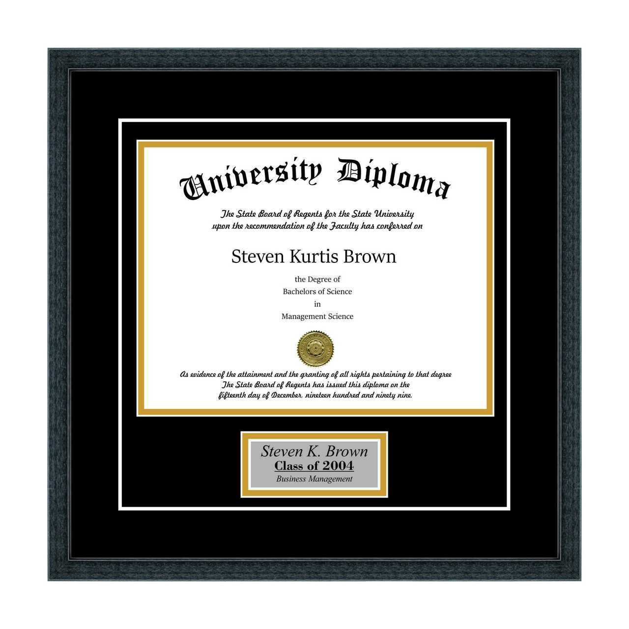 Personalized Diploma Frame | Perfect Cases and Frames