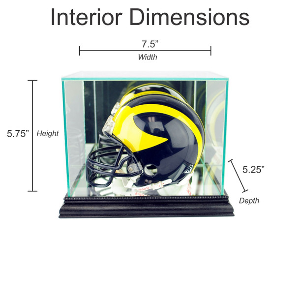 Mini Helmet Display Case | Perfect Cases and Frames