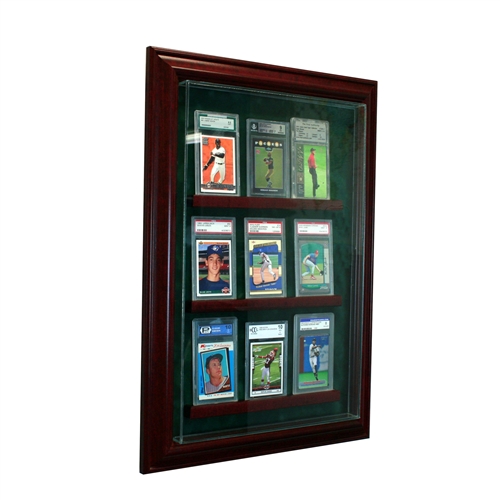 9 Graded Card Cabinet Display Case