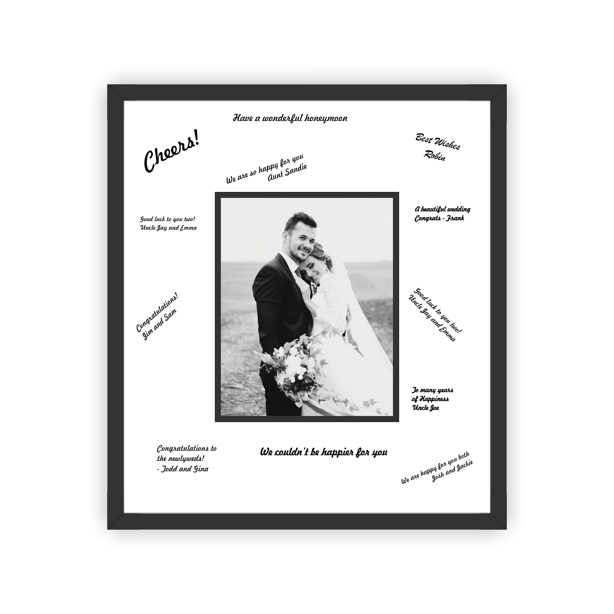 Signature Wedding Frame | Perfect Cases and Frames