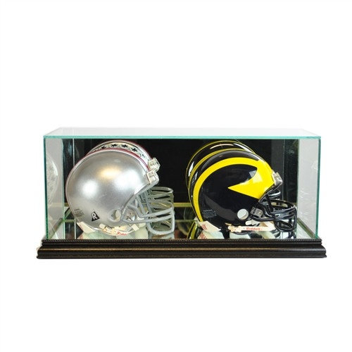 Double Mini Helmet Display Case | Perfect Cases, Inc.