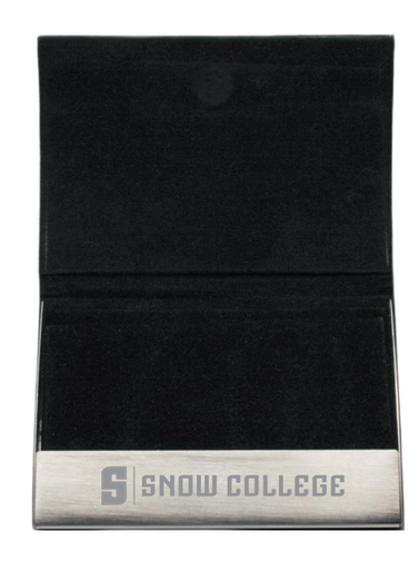 LEATHER BUS CARD CASE - Snow College Campus Store