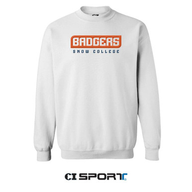 WHITE BADGER BAR CREW - Snow College Campus Store