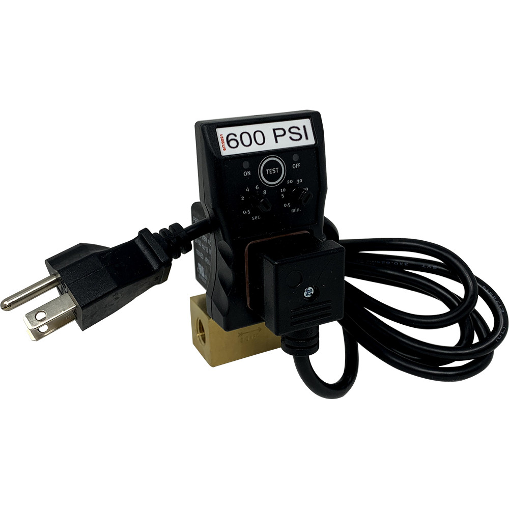 Automatic Timer Drain, 600 PSIG, 1/4" NPT, 115V, JORC 2721 - Moisture ...