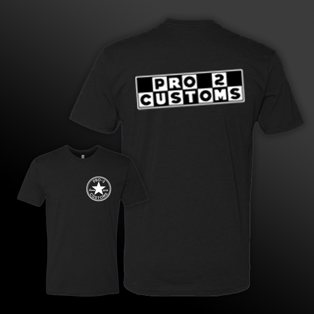 Pro 2 Customs T-Shirt - Cartoon Logo