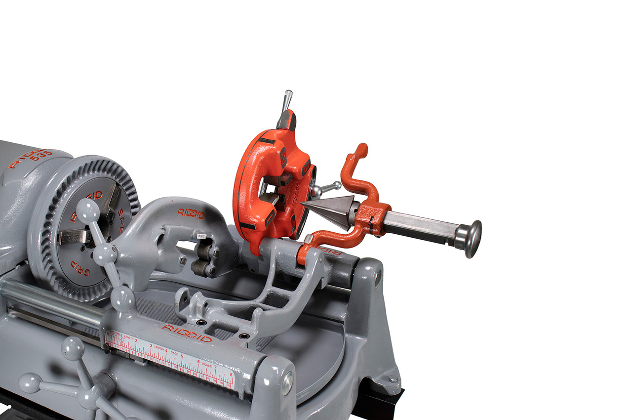 Reconditioned RIDGID® 535 V1 Pipe Threader with Cart Dies Heads & Oil