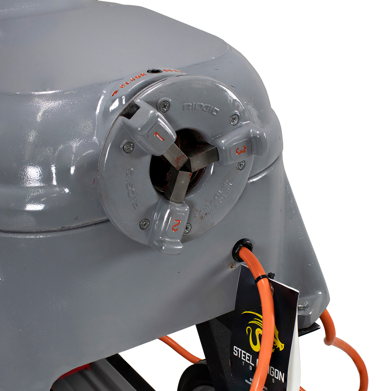 Reconditioned RIDGID® 535 V1 Pipe Threader with Cart Dies Heads & Oil