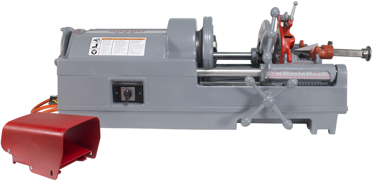 Reconditioned RIDGID® 535 V2 Pipe Threader with 811A & Set of HSS Dies