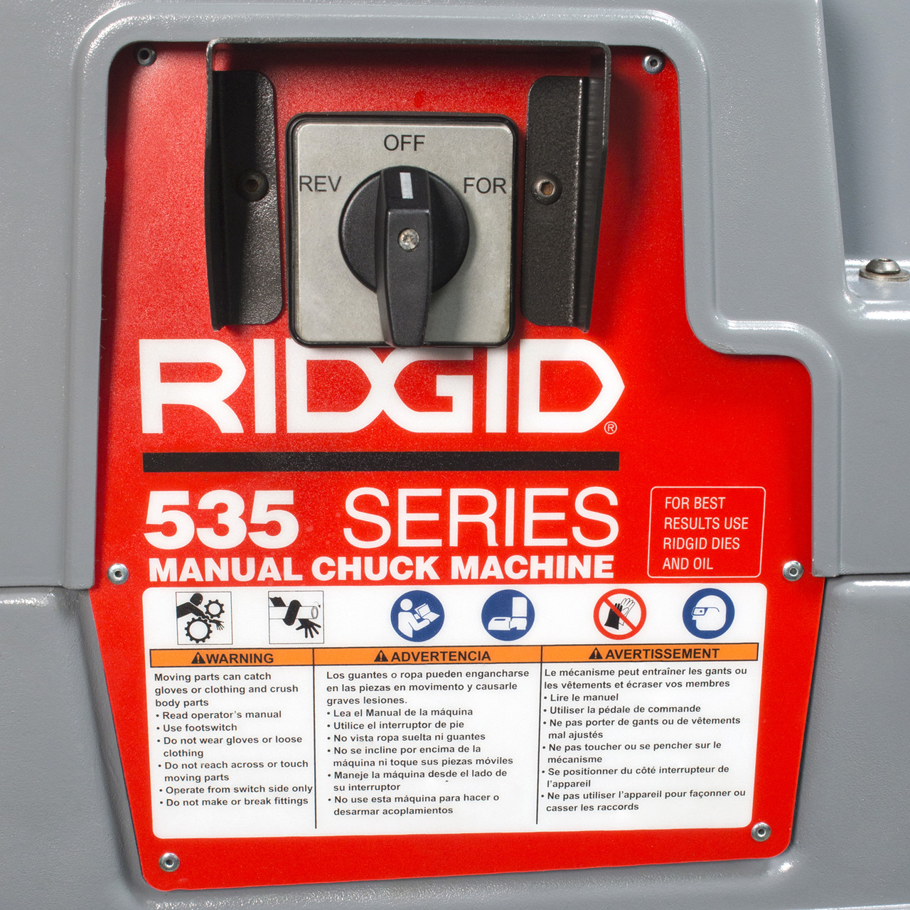Reconditioned RIDGID® 535 V3 Pipe Threader with 811A Die Head & Dies