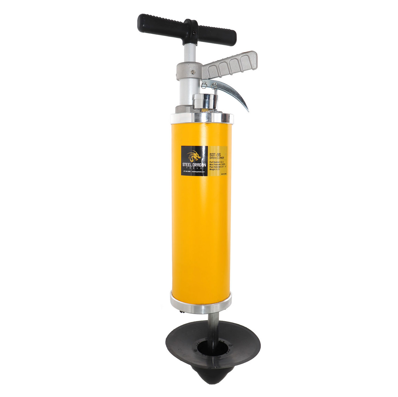 Steel Dragon Tools® 95 Compressed Air Plunger for Toilets Drain Lines