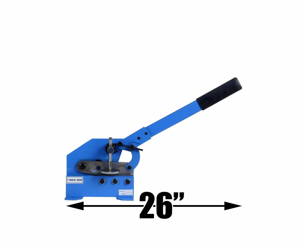 Erie Tools 5" Heavy-Duty Benchtop Manual Plate Shear Sheet Metal
