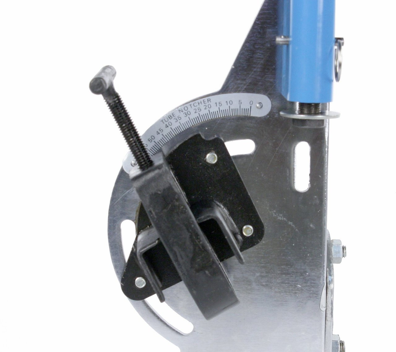 Erie Tools Tube & Pipe Notcher – 2" Capacity, 0–60° Adjustable Angles