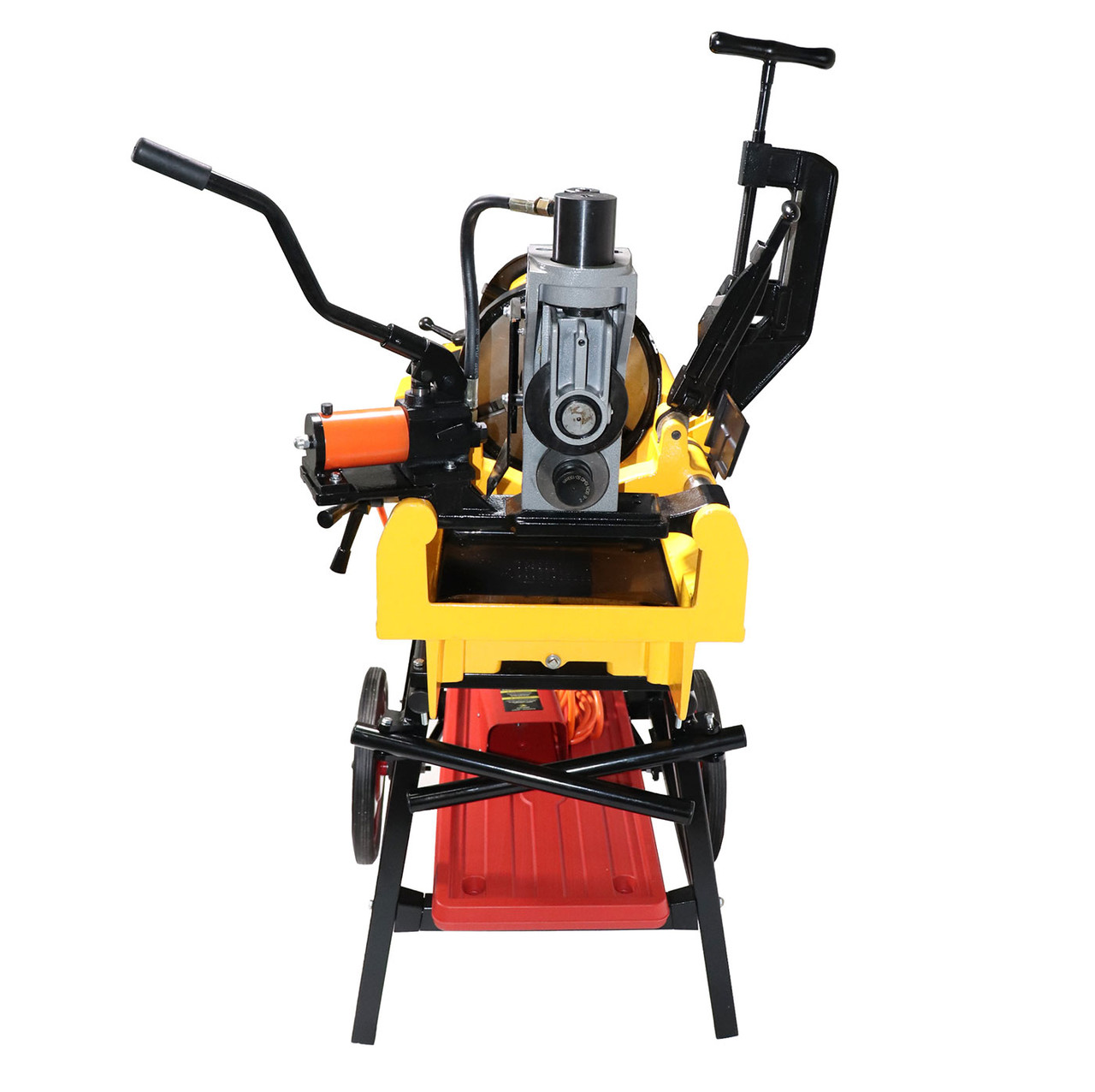 Steel Dragon Tools® 1224 Pipe Threading Machine Cart 918 Roll Groover