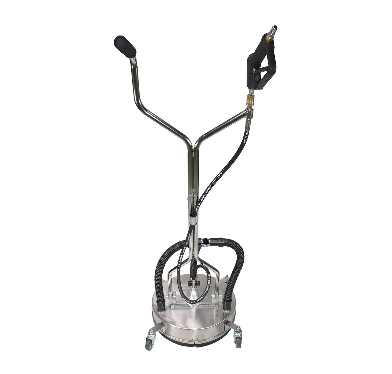 Erie Tools 21" Stainless Steel Surface Cleaner with Vacuum Port