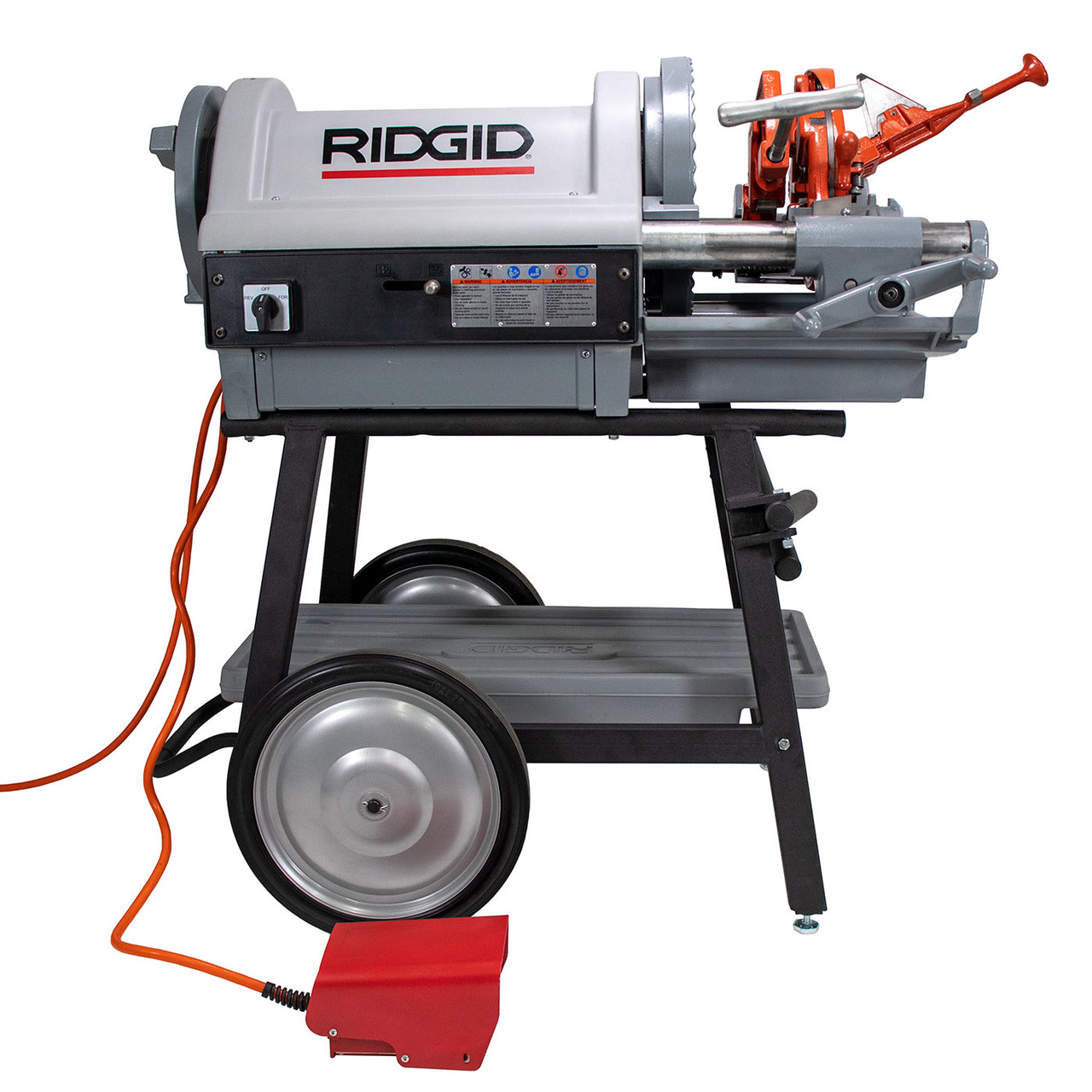 Reconditioned RIDGID® 1224 Pipe Threader 26092 with Die Heads Dies Oil ...