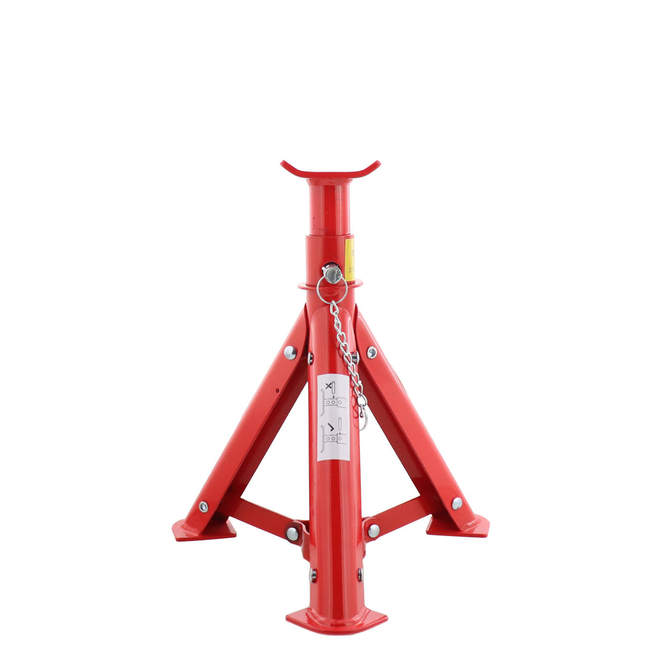 Dragway Tools 3 Ton Adjustable Jack Stand Pair with Quick Fold Legs