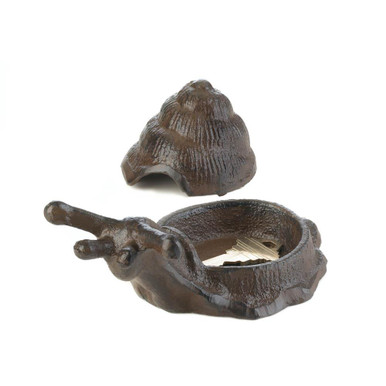 SMALL IRON SNAIL EMERGENCY KEY KEEPER HIDER STASH BOX OUTDOOR SECURITY ...