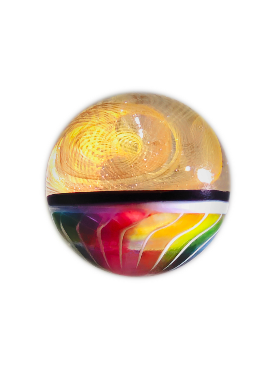 Hefe Glass + Karma Glass Collab Marble, 23mm Fume and Straight - D-Nail ...
