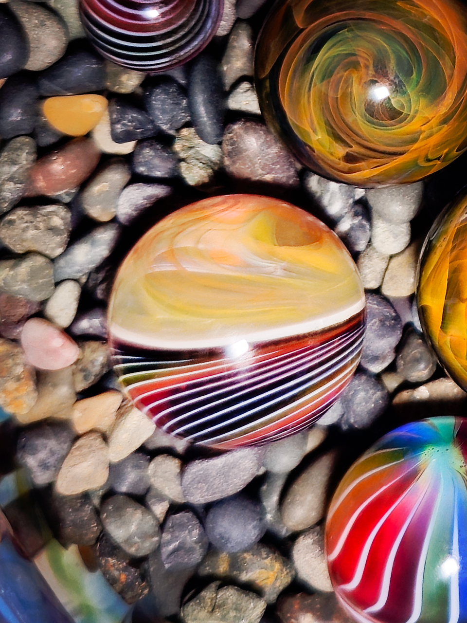 Hefe Glass + Karma Glass Collab Marble, 21mm Fume and Spiral - D-Nail ...