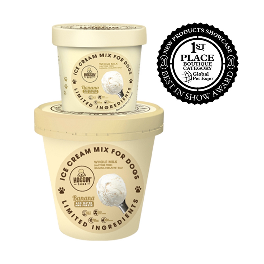 Hoggin' Dogs Ice Cream Mix - Banana