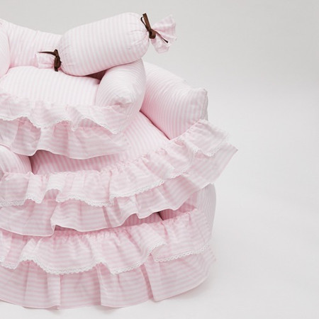 Louisdog Strawberry Pink Boom Bed