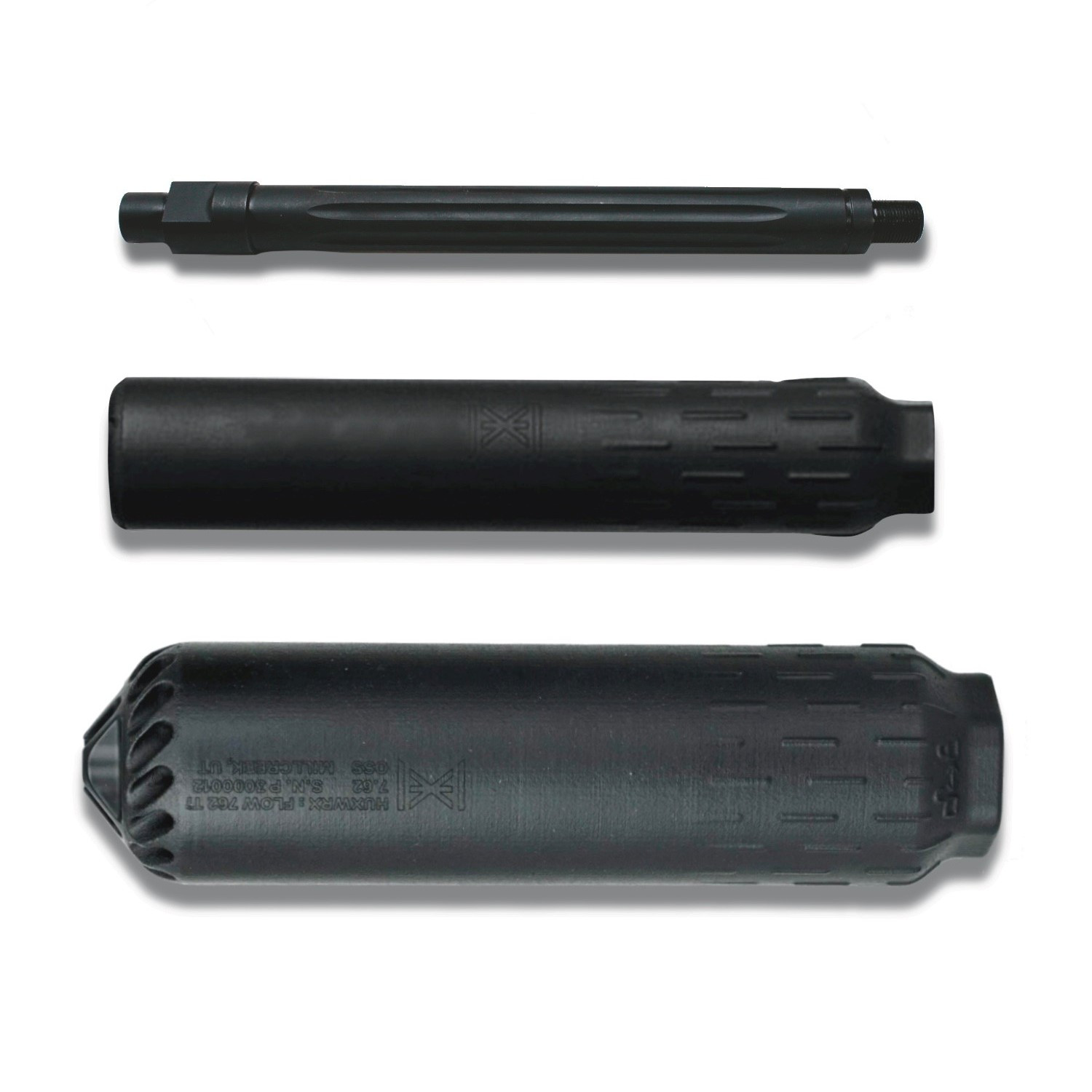 PS90 Threaded Barrel Shroud | 1/2"x28 Threads | Fluted & Smooth Options